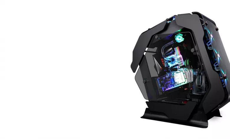 ZALMAN Z-MACHINE 500 : Un Boîtier Ouvert Avec Verre Trempé Incurvé ...