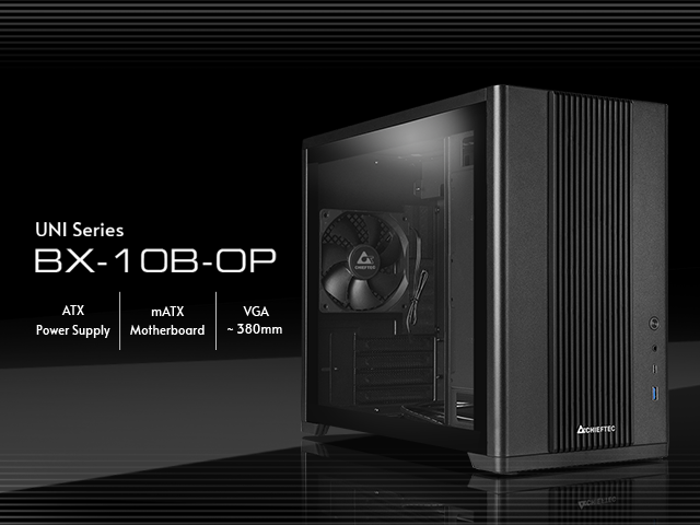 CHIEFTEC BX-10B-OP : Un Nouveau Boitier M-ATX • Pause Hardware