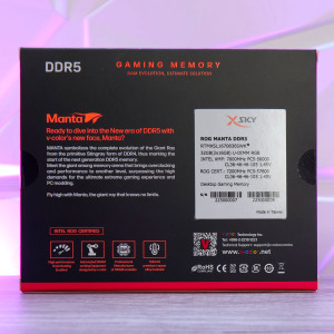 [A-Die] Test V-Color Manta DDR5 XSky RGB ROG-Certified 7000 MHz ...
