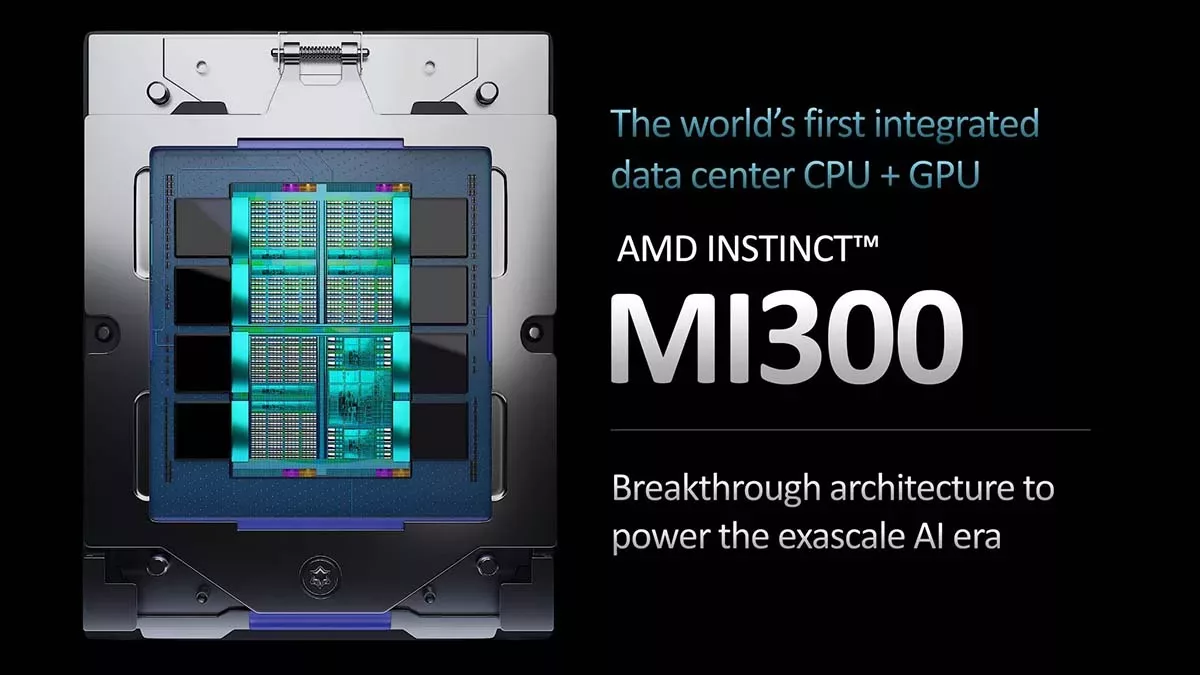 AMD Instinct MI300 APU, 24 Cores Zen4 EPYC
