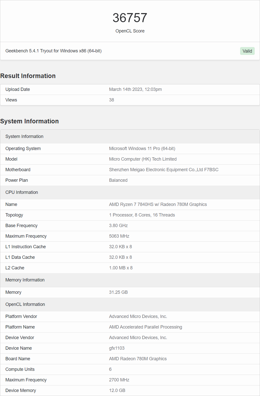 Un Benchmark AMD Radeon 780M RDNA 3 Dévoilé • Pause Hardware