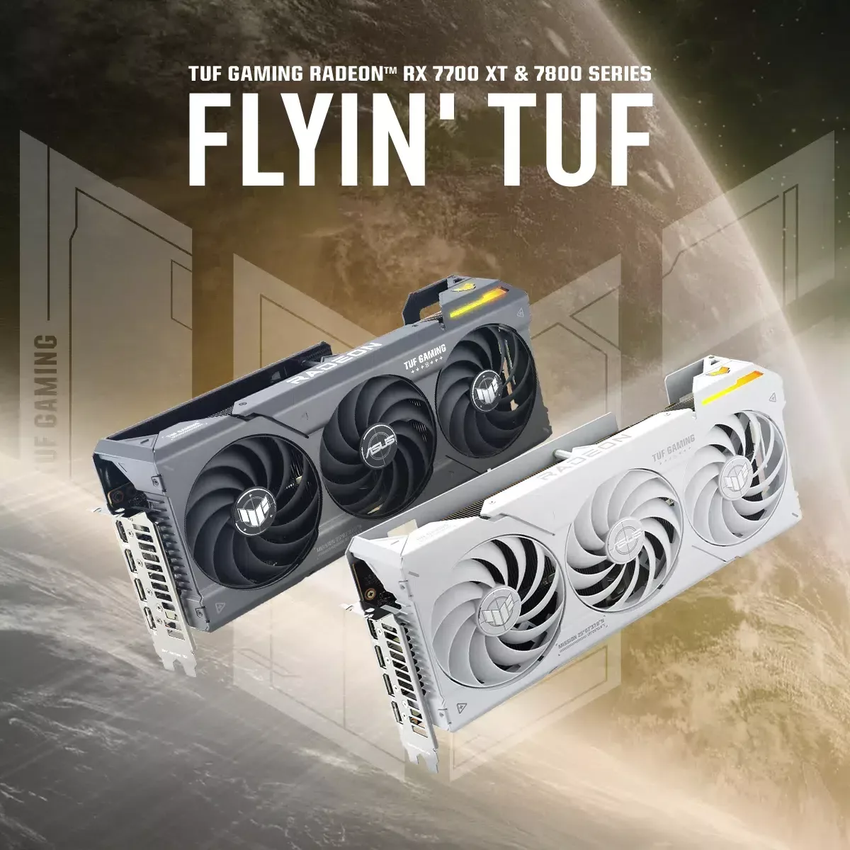 ASUS Lance Les GPU Radeon RX 7800 XT Et RX 7700 XT TUF En Deux Couleurs ...