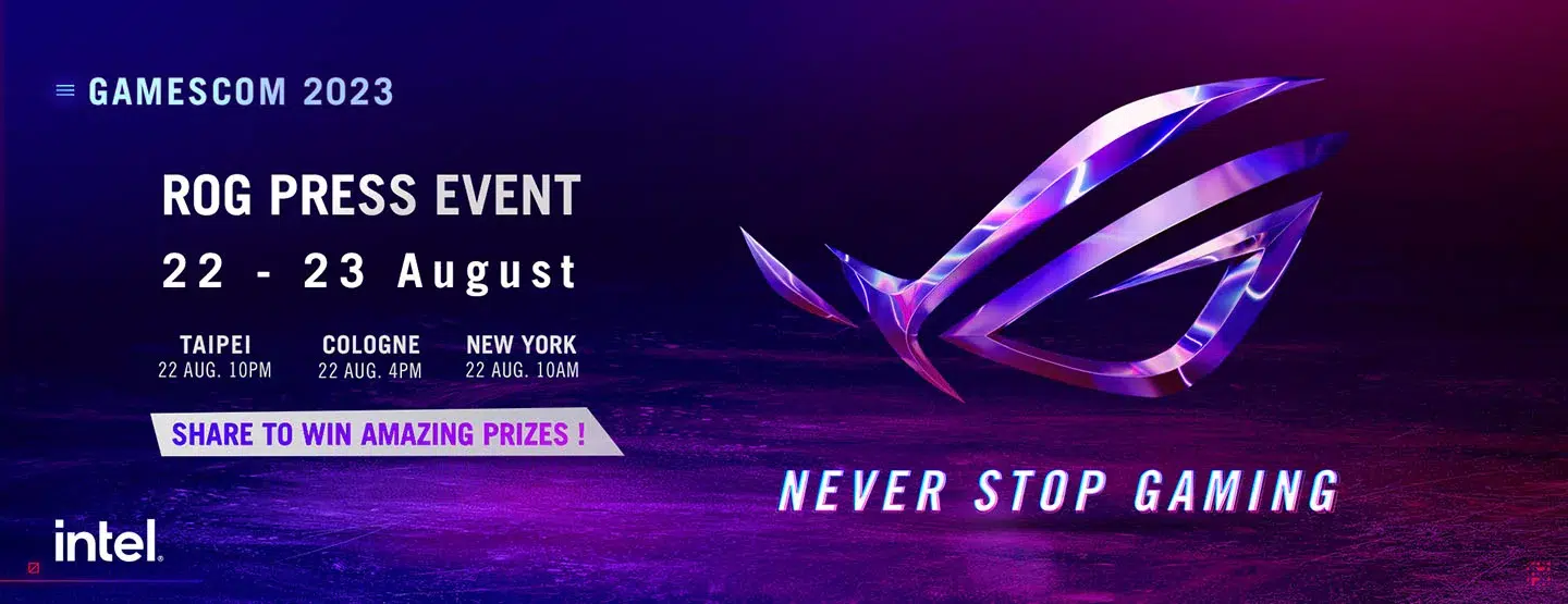 ASUS ROG Gamescom 2023 : Nouveautés Et Concours Excitants - Pause Hardware ASUS ROG Gamescom 2023 : Nouveautés Et Concours Excitants - Pause Hardware