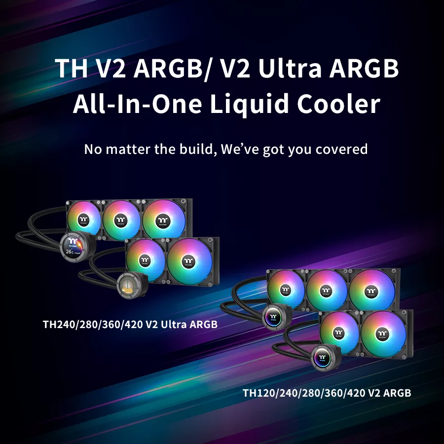 Thermaltake Annonce Ses AIO TH V2 ARGB Et TH V2 Ultra ARGB - Pause Hardware