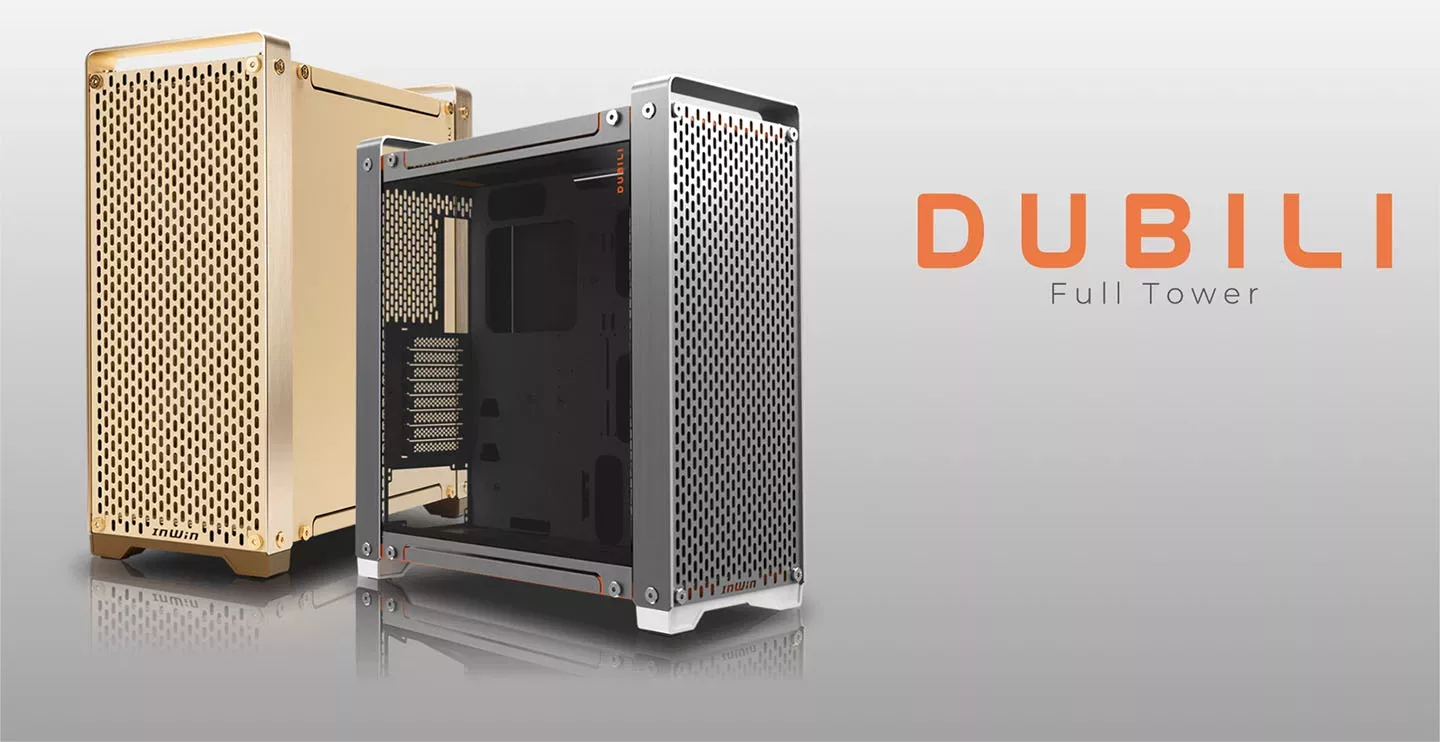 InWin Dévoile DUBILI En Titanium Grey Et Champagne Gold • Pause Hardware