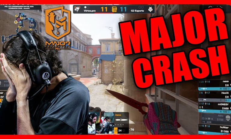 Crash Geforce Rtx 4080 Pgl Cs2 Major Copenhagen 2024 • Pause Hardware