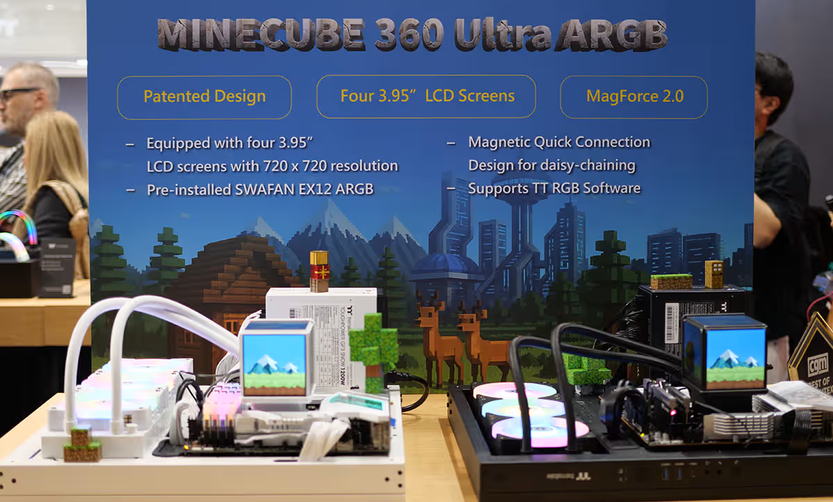 Thermaltake Sort L’artillerie Lourde Au Computex 2025 Des AIO Uniques : MINECUBE 360 Ultra, TH ...