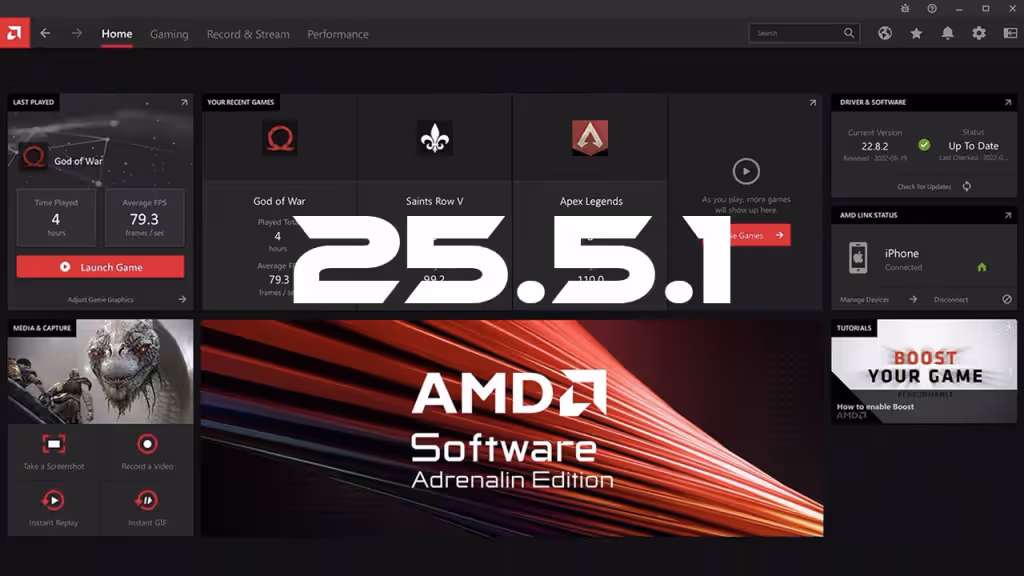 AMD Software: Adrenalin Edition 25.5.1 - Les Nouveautés Qui Font Parler ...