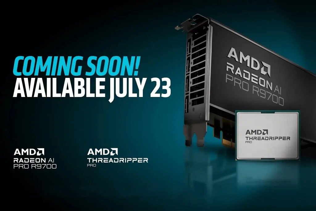 AMD Threadripper PRO 9000WX Et Radeon AI PRO R9700 Dispo Le 23 Juillet