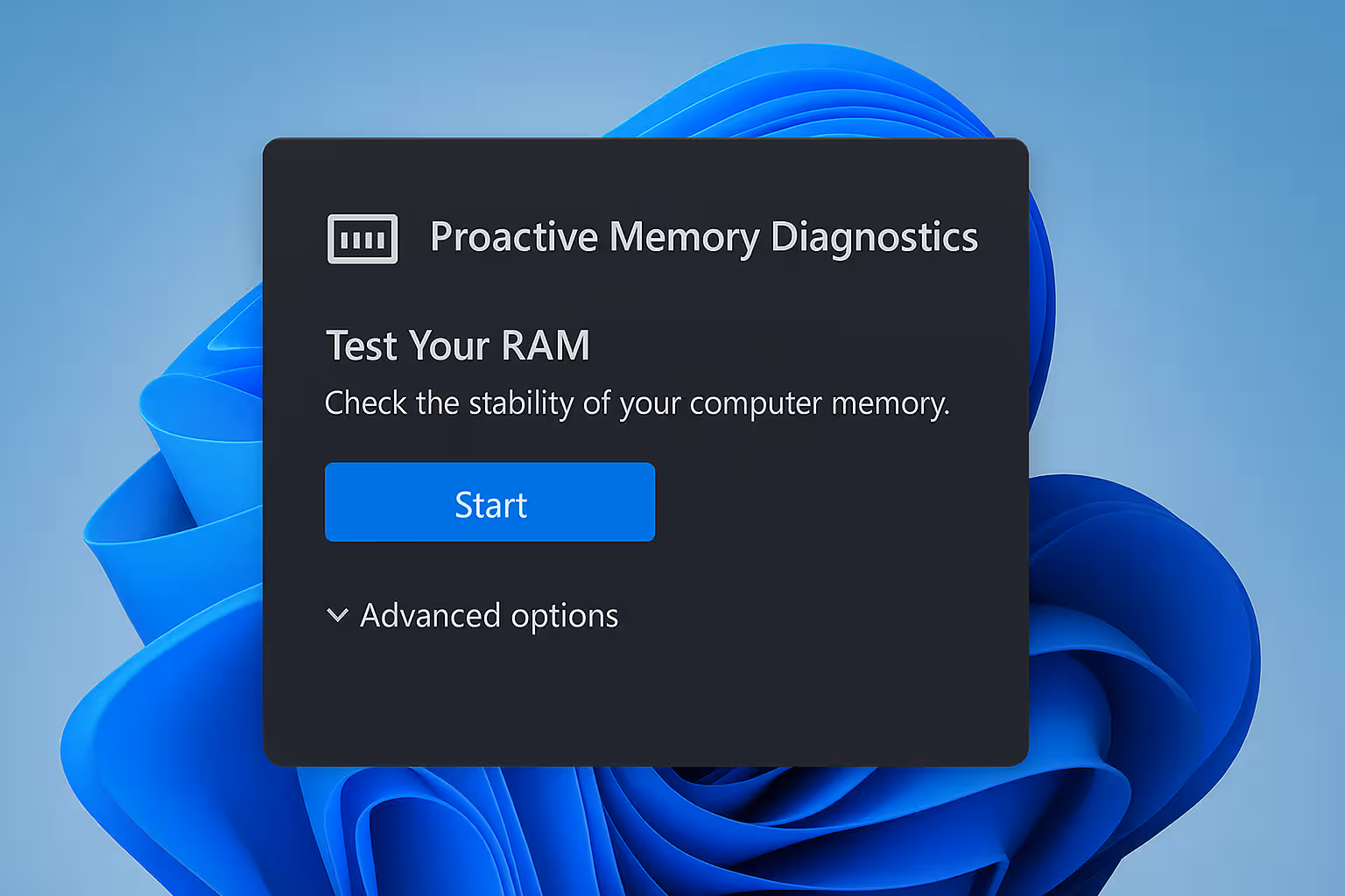 Windows 11 Proactive Memory Diagnostics : RAM Crash